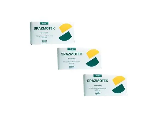 SPAZMOTEK 10 MG 20 DRAJE | Prospektüs