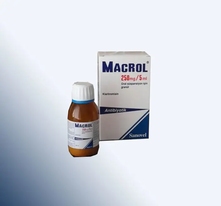 MACROL 250 MG/5 ML 100 ML SUSP | Prospektüs